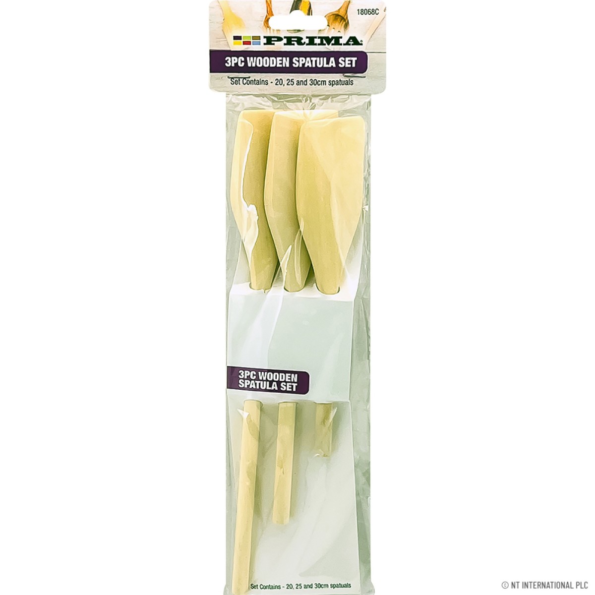 Prima 3pc Wooden Spatula Set - DIY Factory